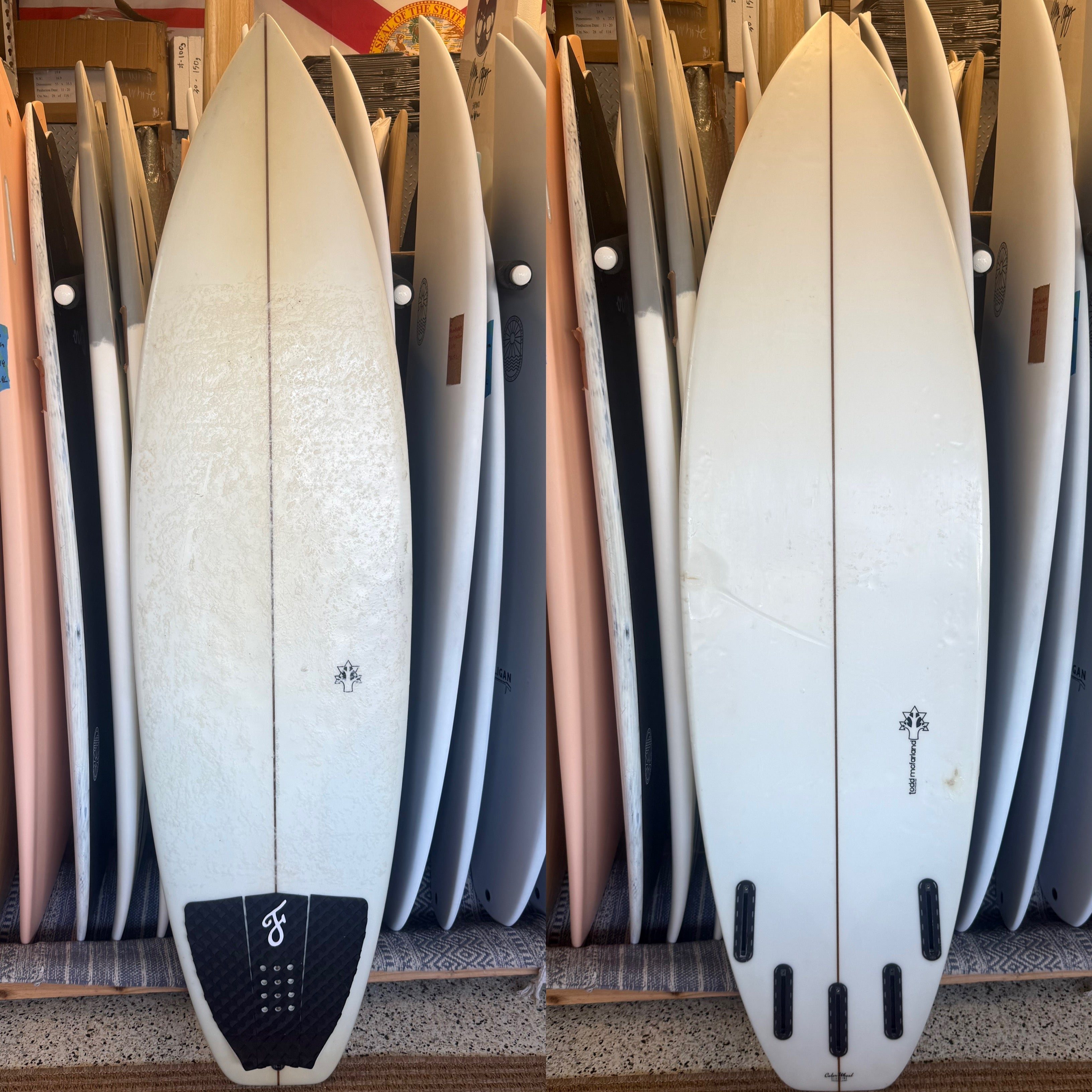 5'10" Todd Mcfarland Shade Surfboard - 30L – Surfboard Trading Co.